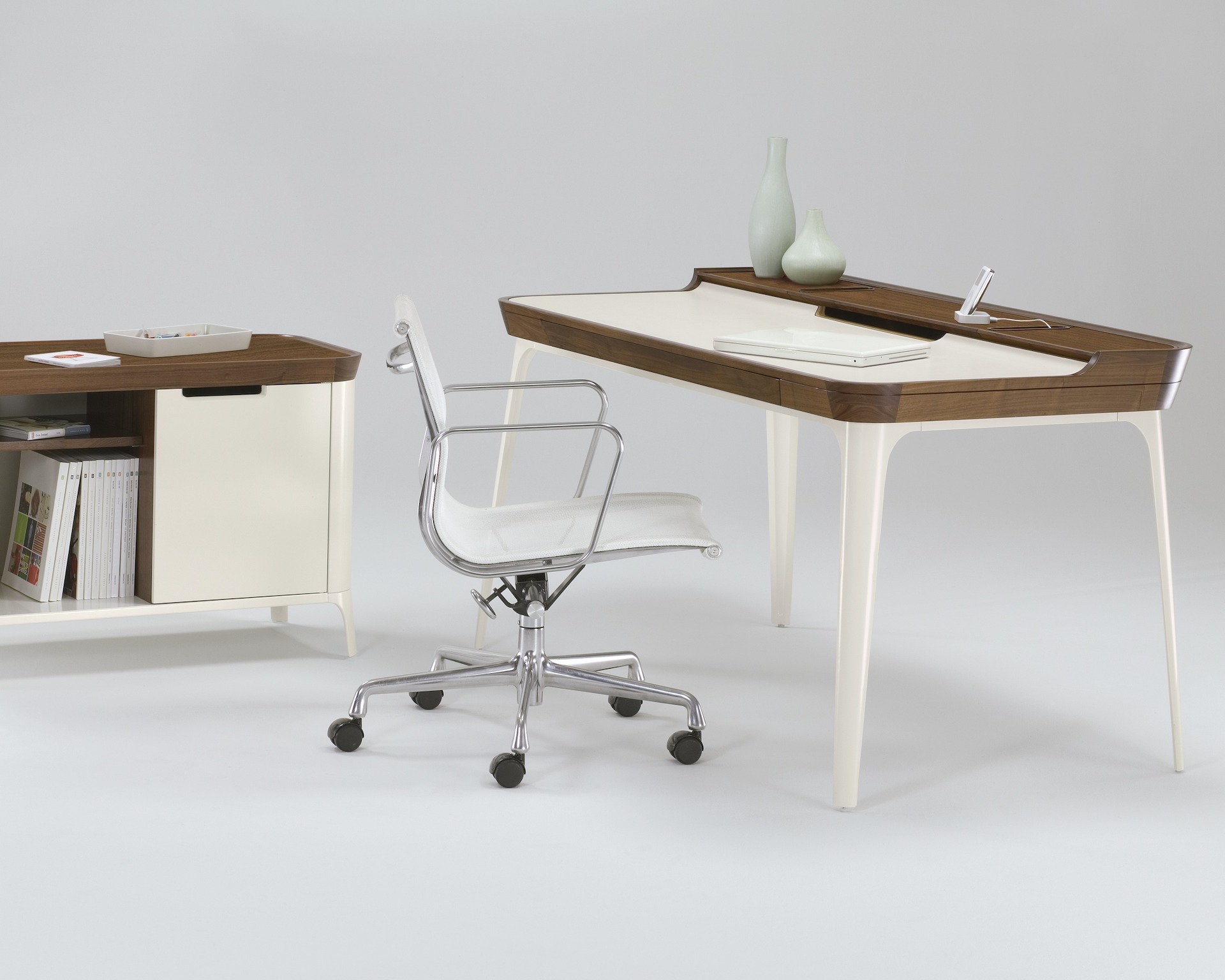 Airia Desk and Media Cabinet - Herman Miller