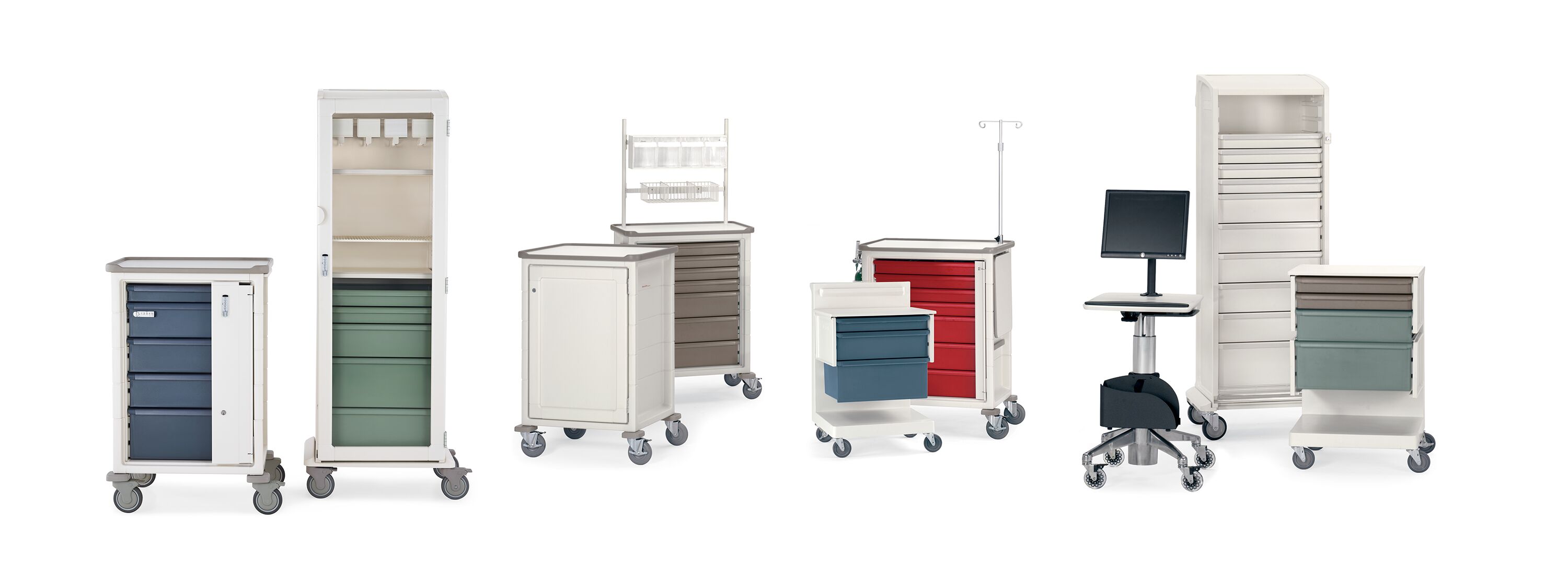Herman Miller Medical Storage Carts