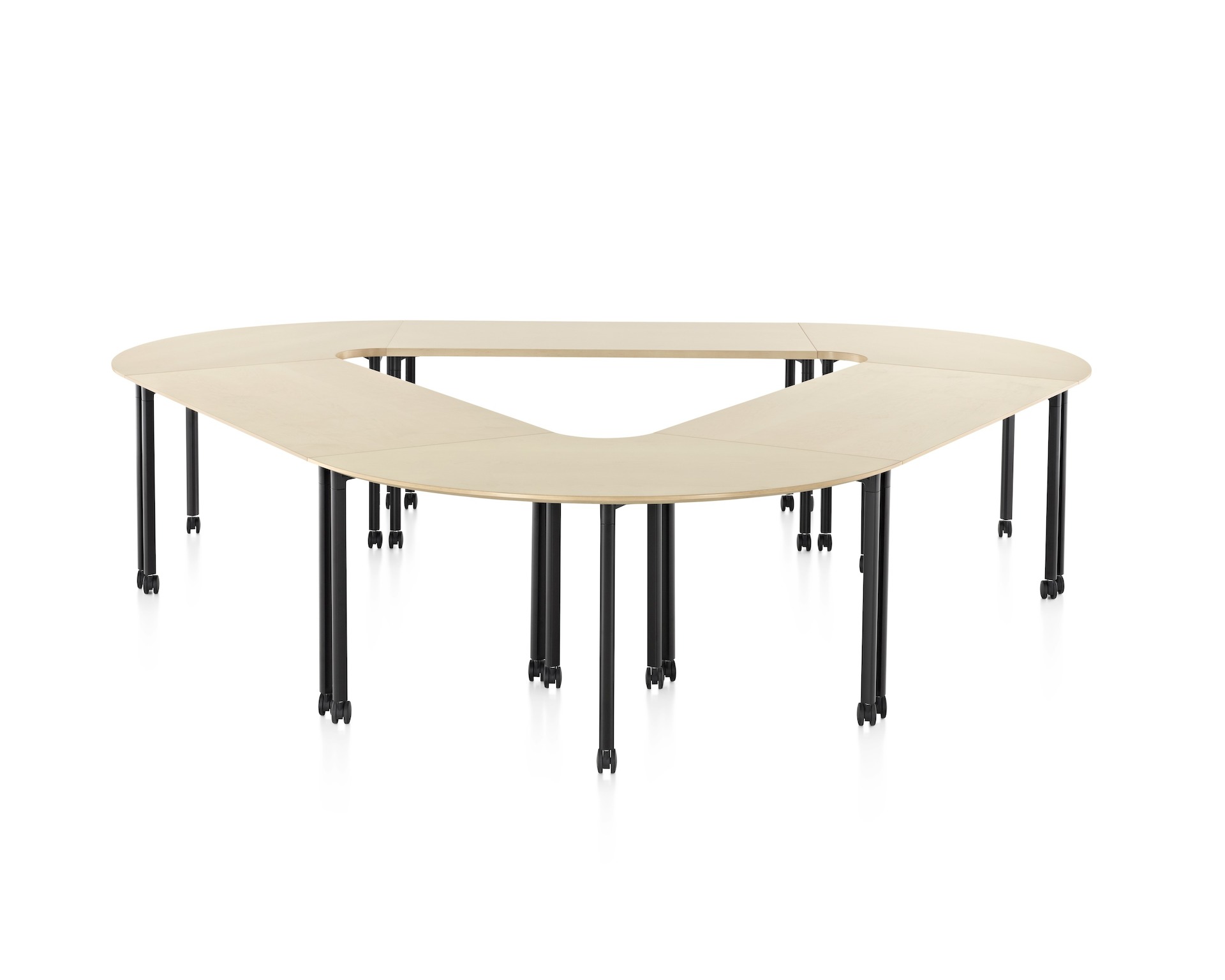 Everywhere Table, Round Corner with Rectangle - Herman Miller
