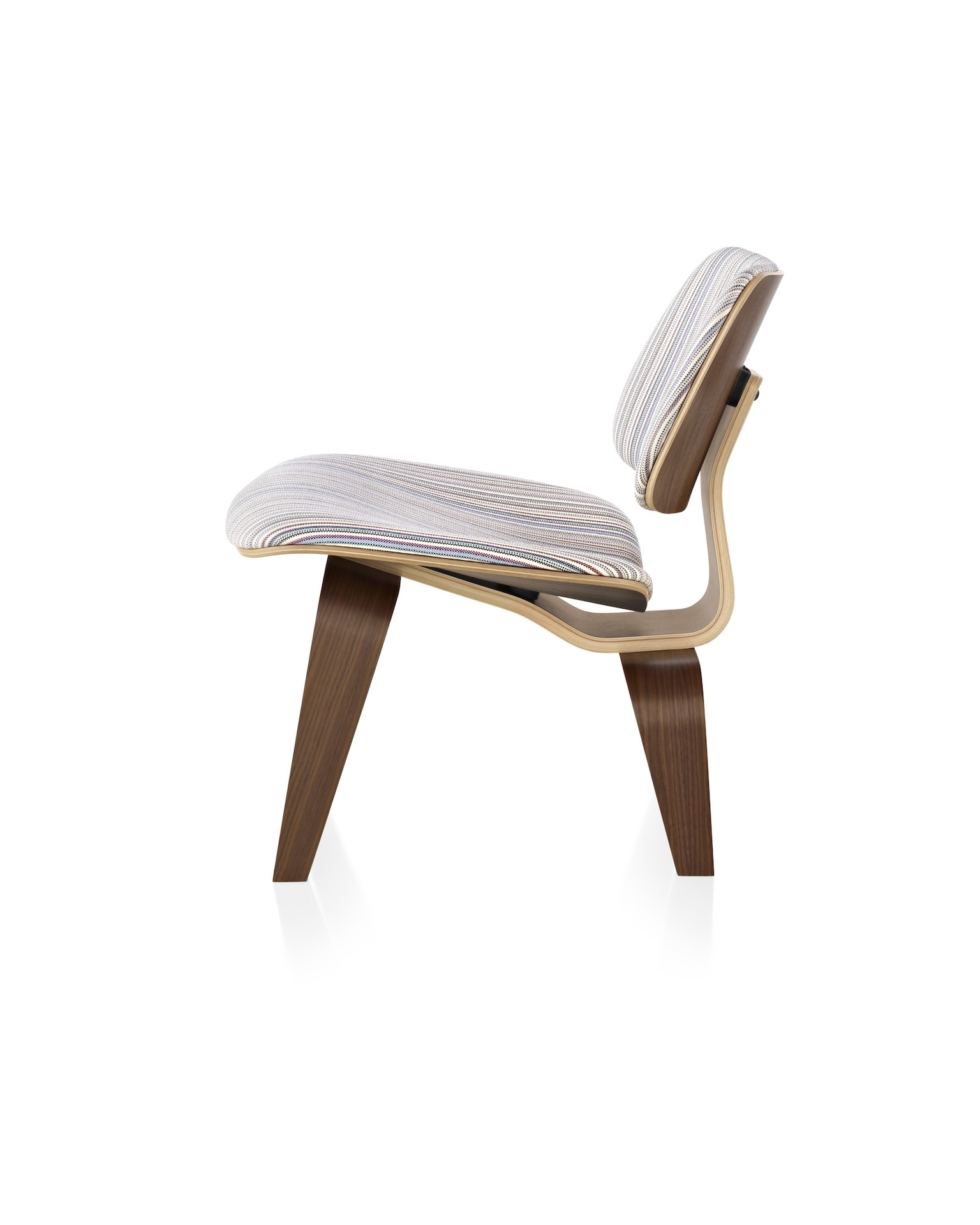 Eames Molded Plywood Lounge Chair, Upholstered - Herman Miller