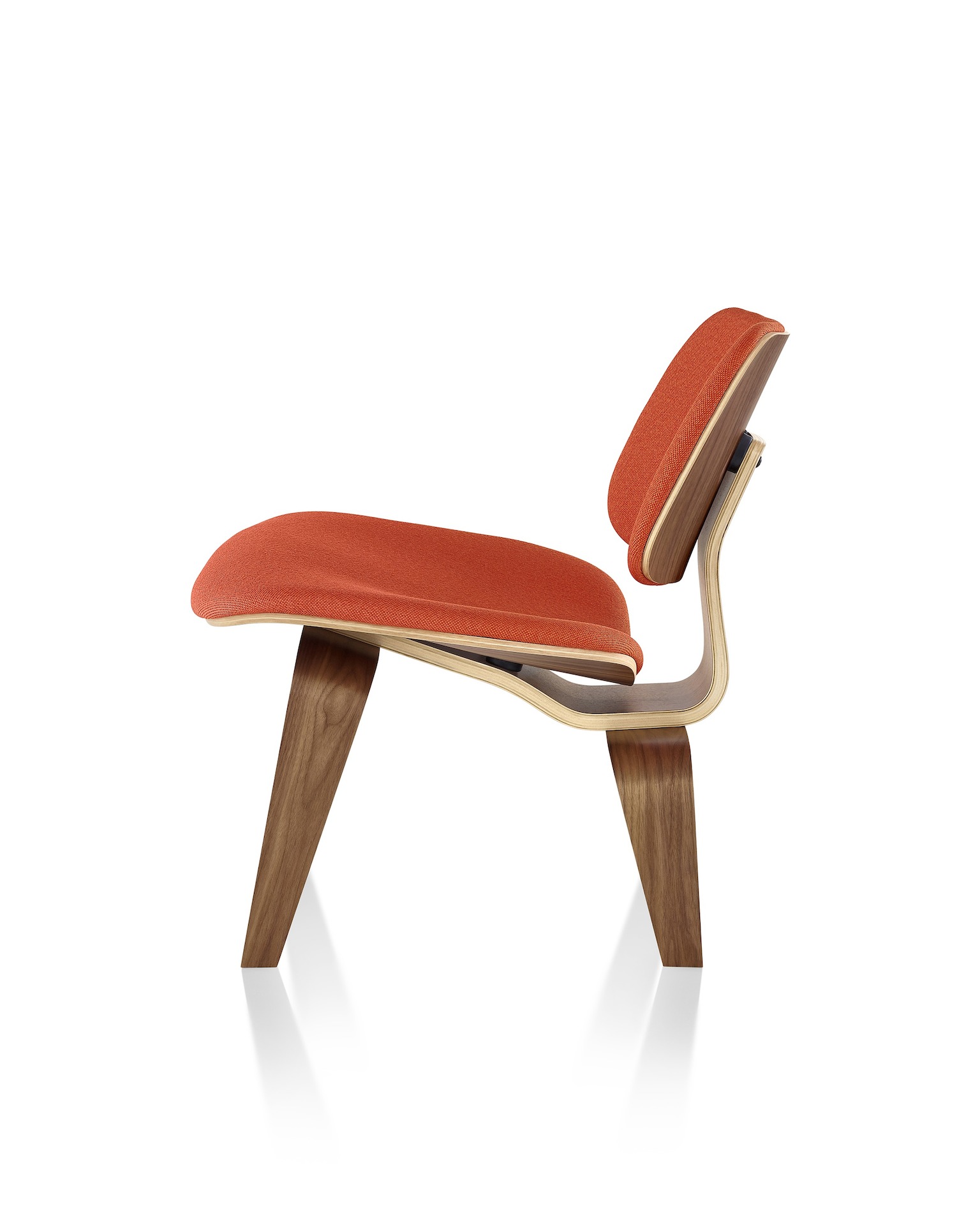 Eames Molded Plywood Lounge Chair, Upholstered - Herman Miller