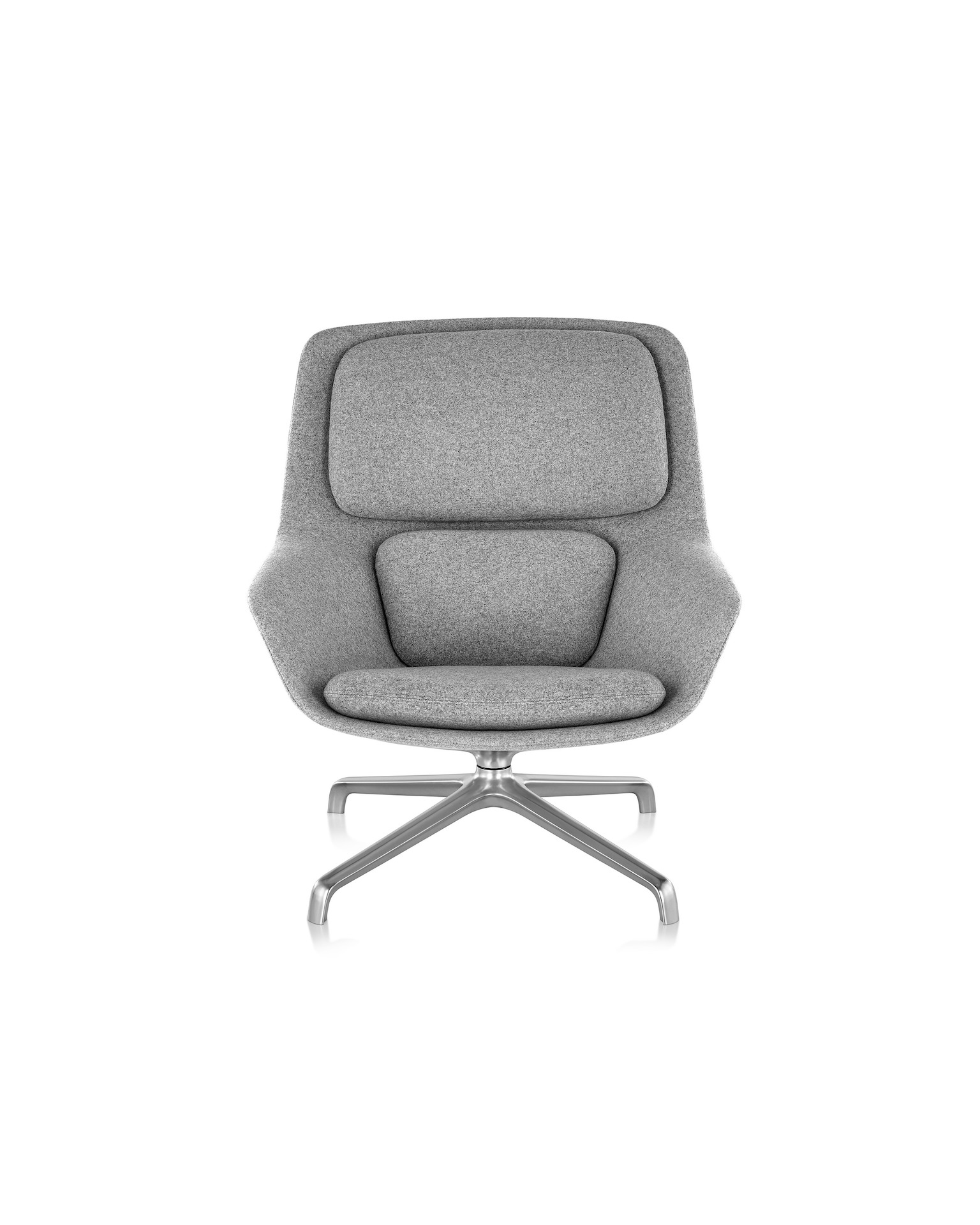 Striad Mid-Back Lounge Chair, Four-Star Base - Herman Miller