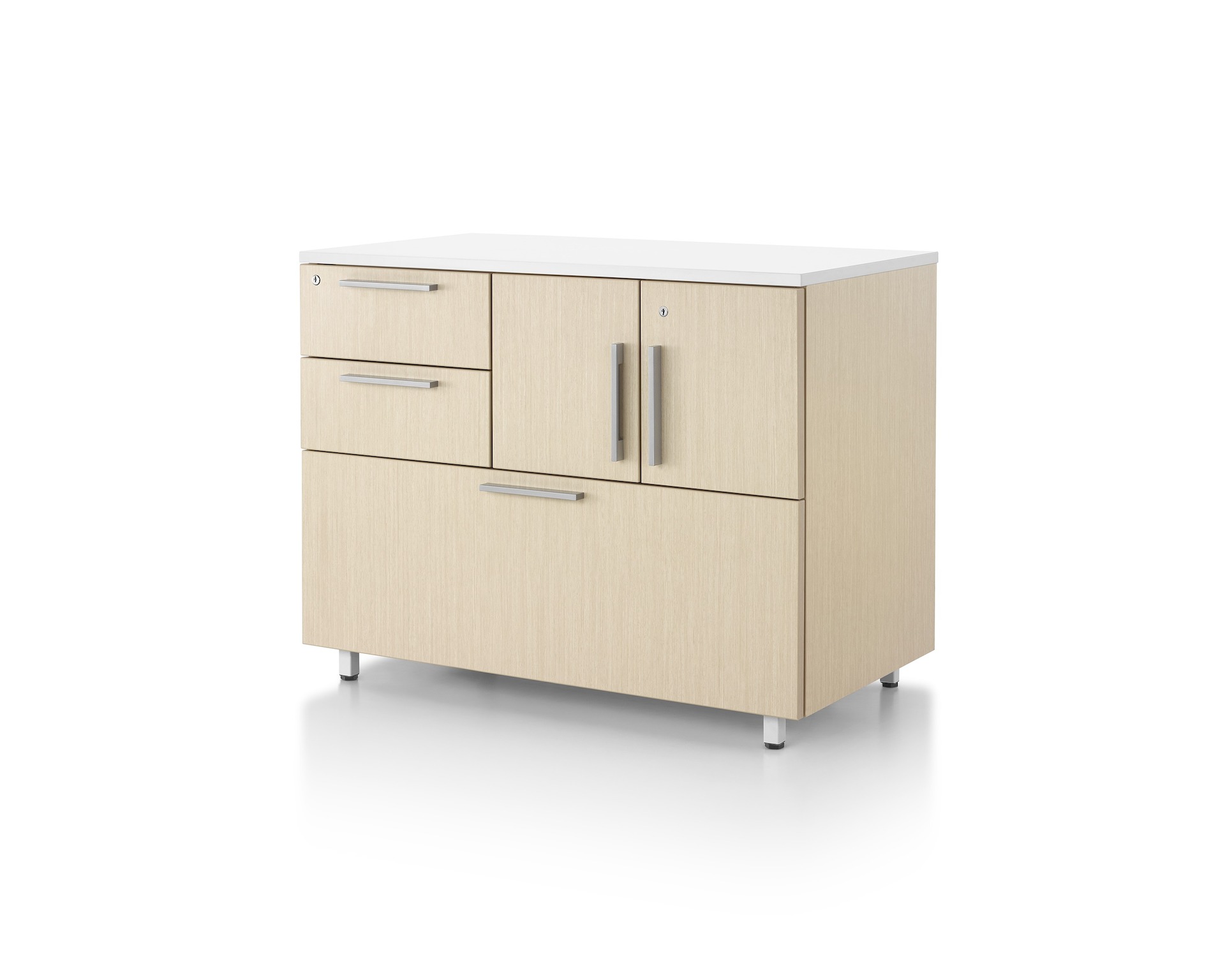 Tu Wood Combination Pedestal - Herman Miller