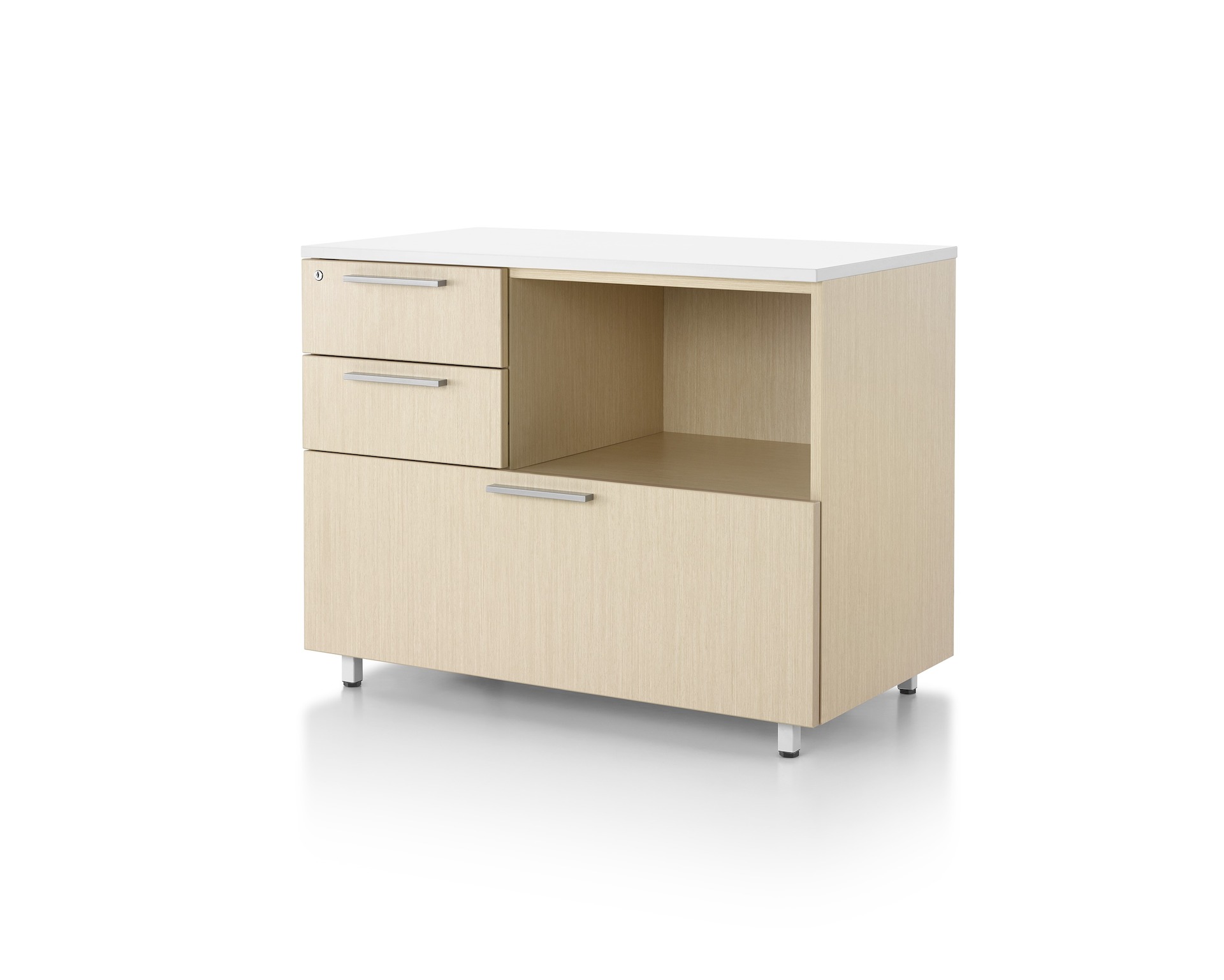 Tu Wood Combination Pedestal - Herman Miller