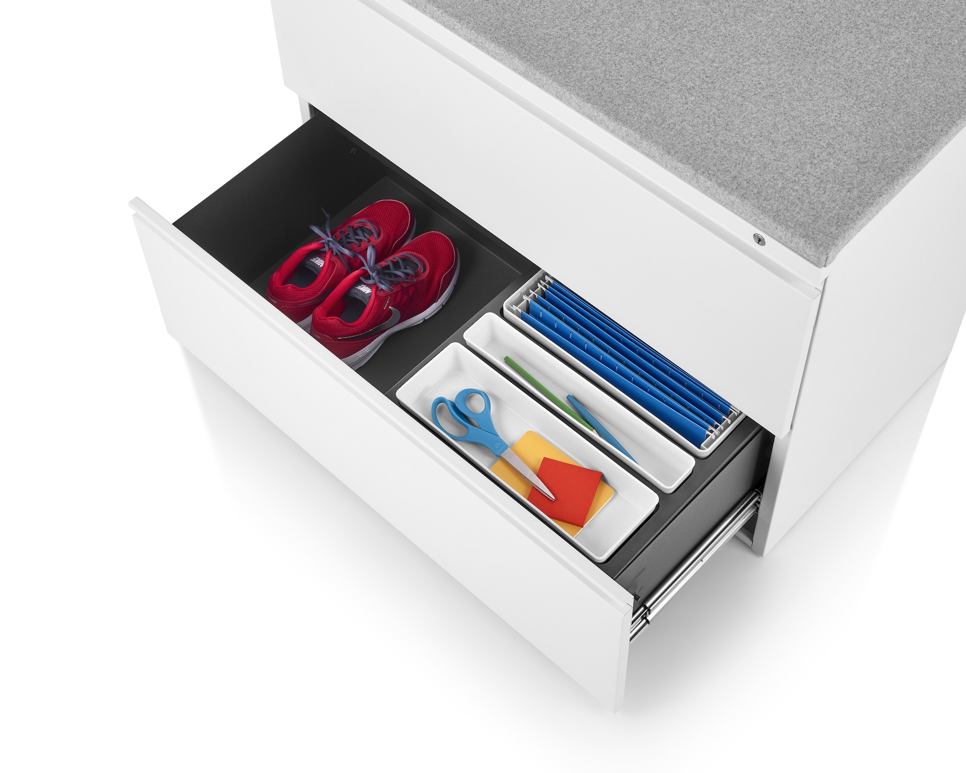 Tu Metal Lateral File, Drawer Interior - Herman Miller