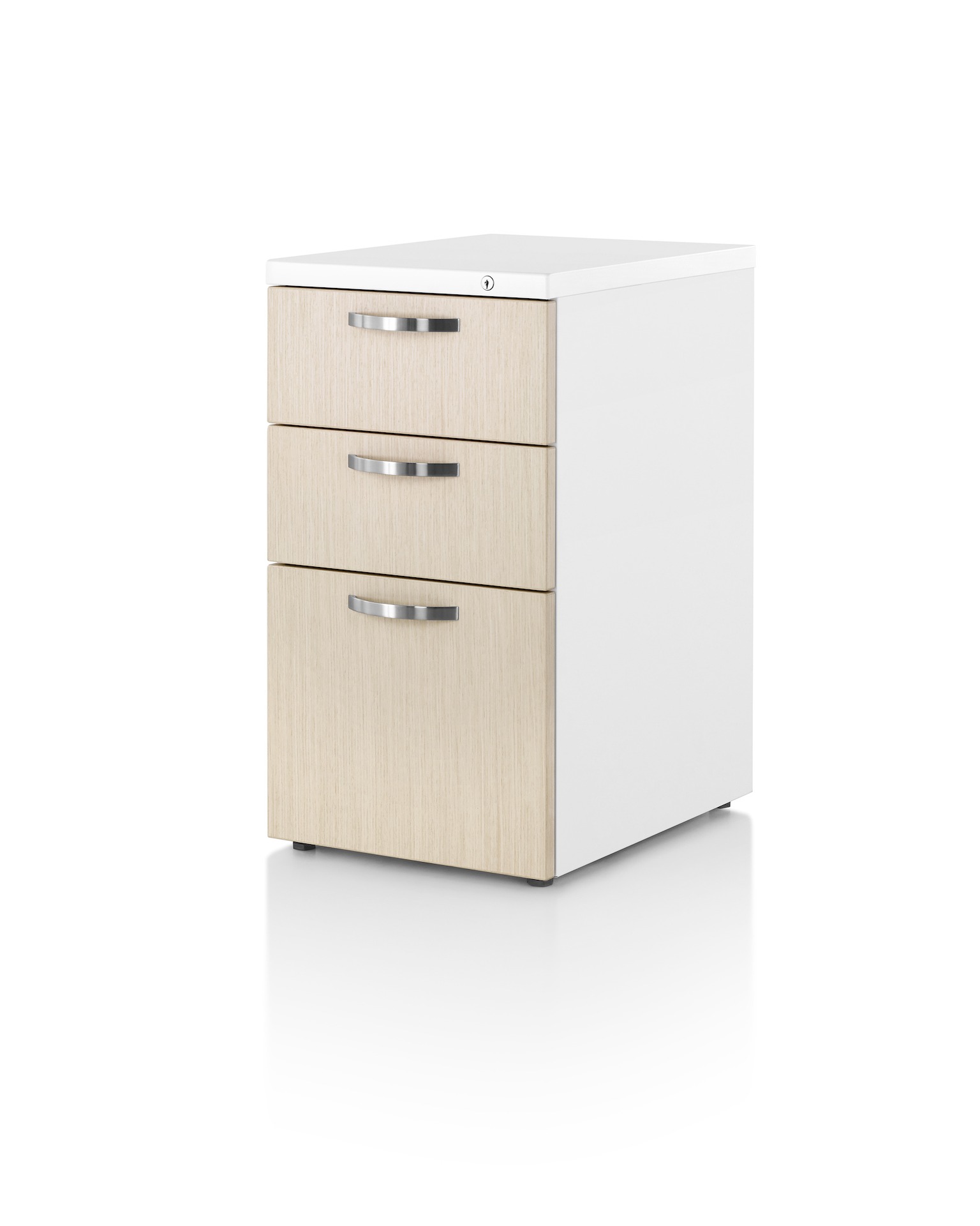 Tu Metal Pedestal with Veneer Front - Herman Miller