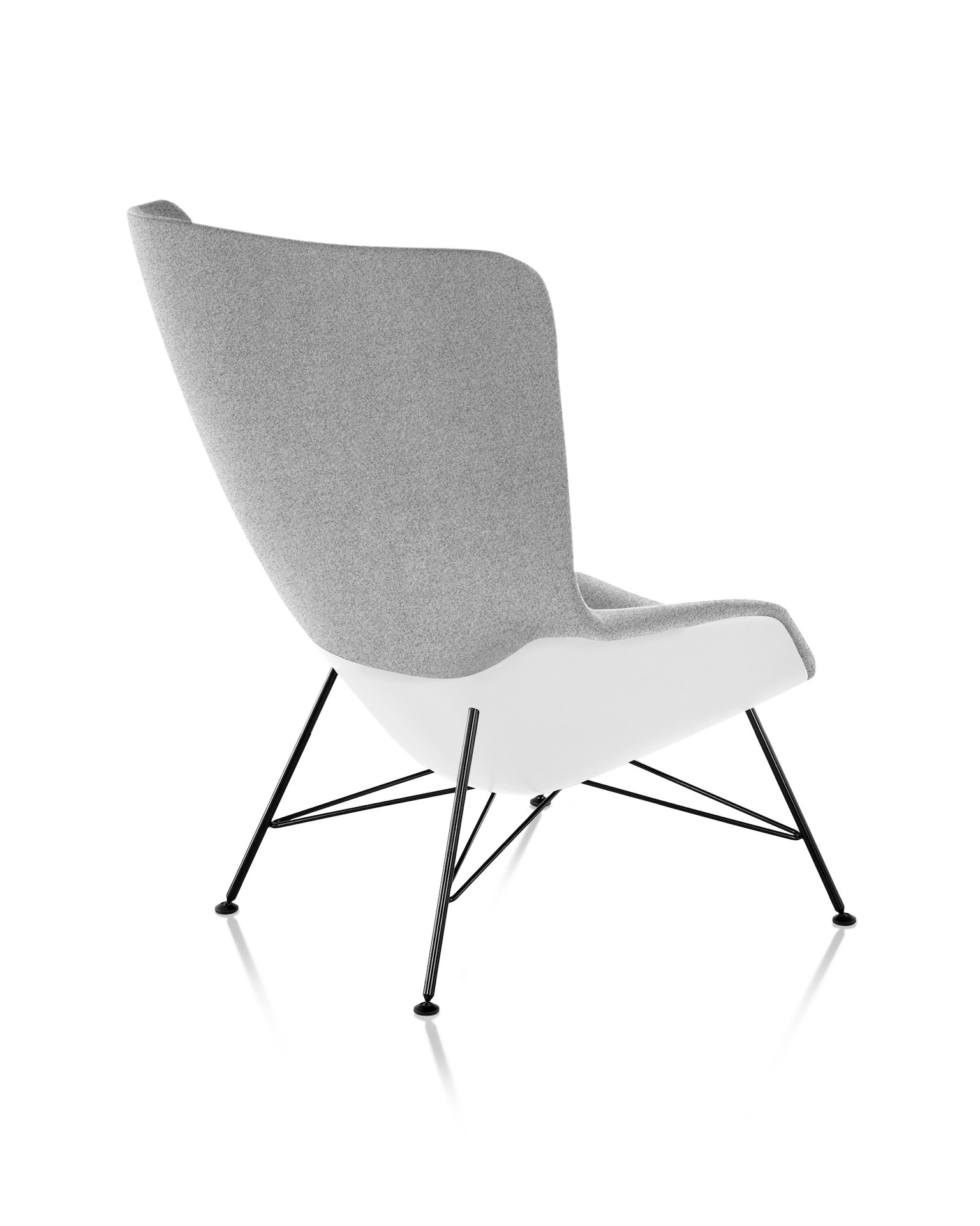 Striad High-Back Lounge Chair, Wire Base - Herman Miller