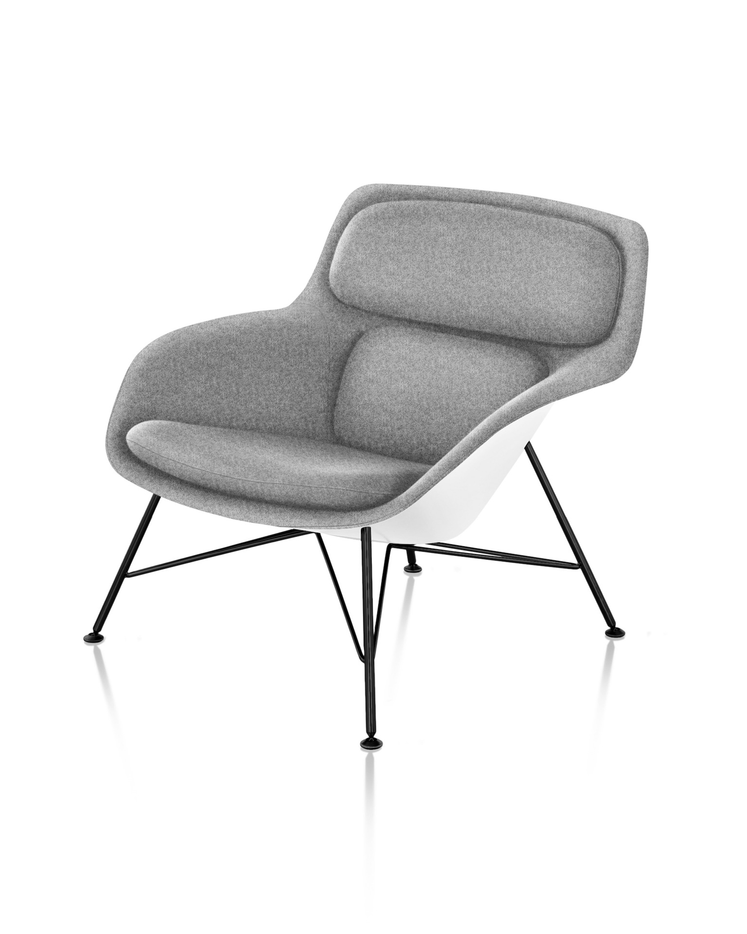 Striad Low-Back Lounge Chair, Wire Base - Herman Miller