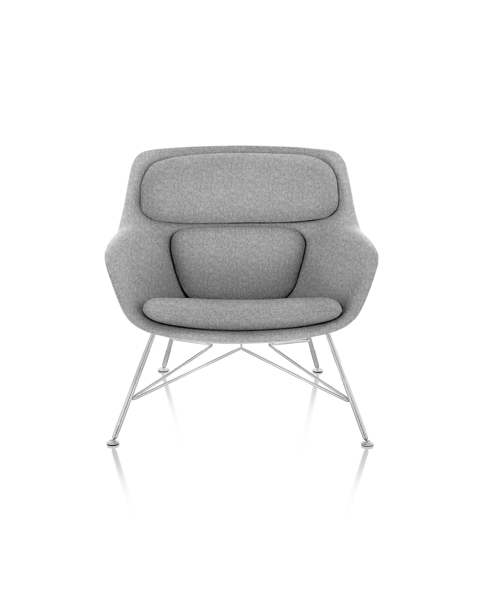 Striad Low-Back Lounge Chair, Wire Base - Herman Miller