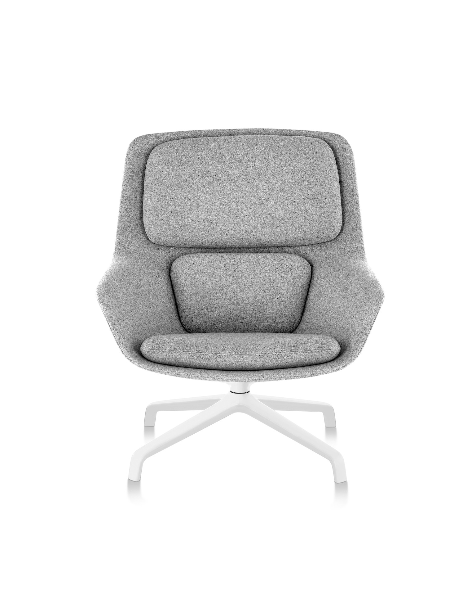 Striad Mid-Back Lounge Chair, Four Star Base - Herman Miller