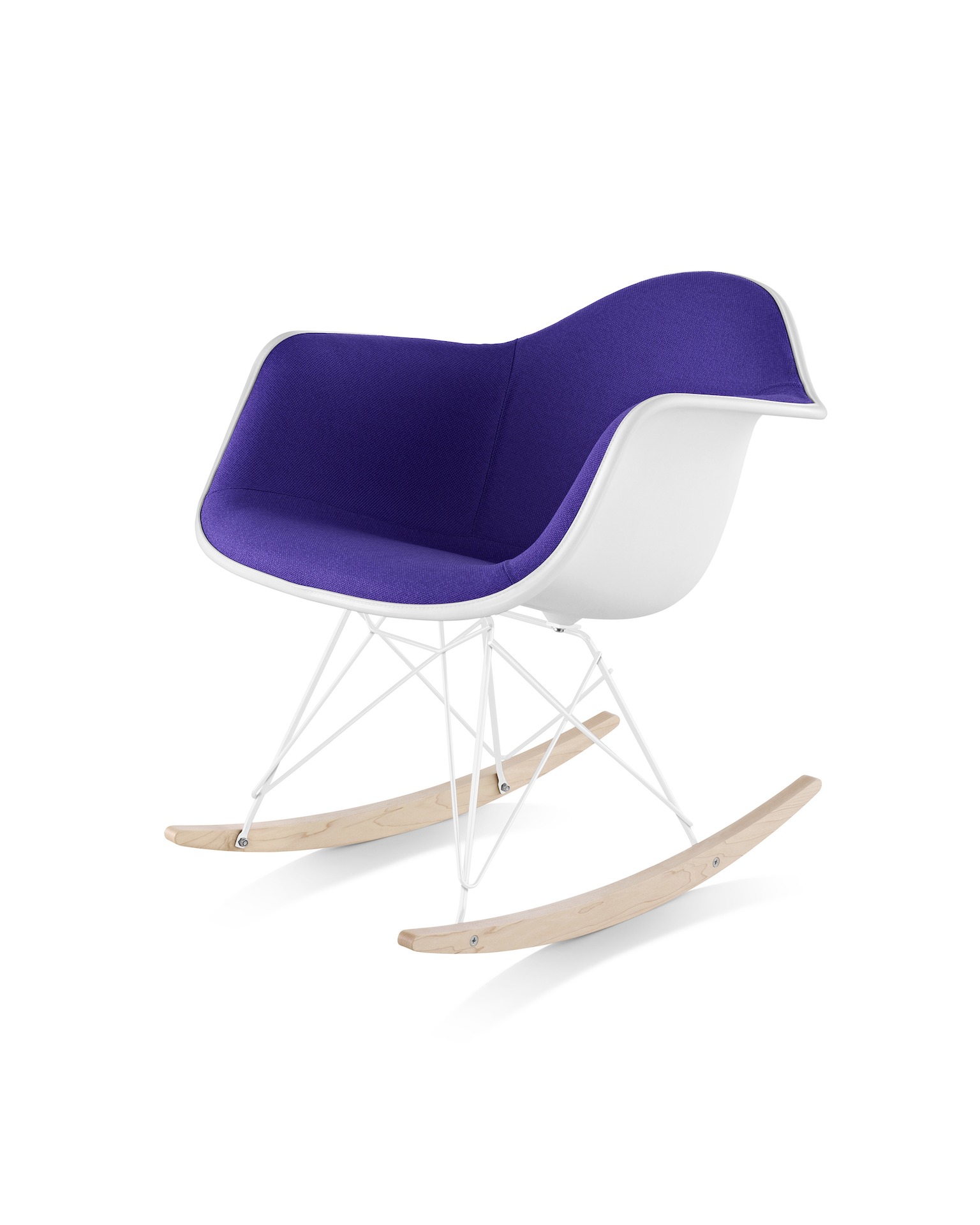 Eames Molded Plastic Armchair, Rocker Base - Herman Miller