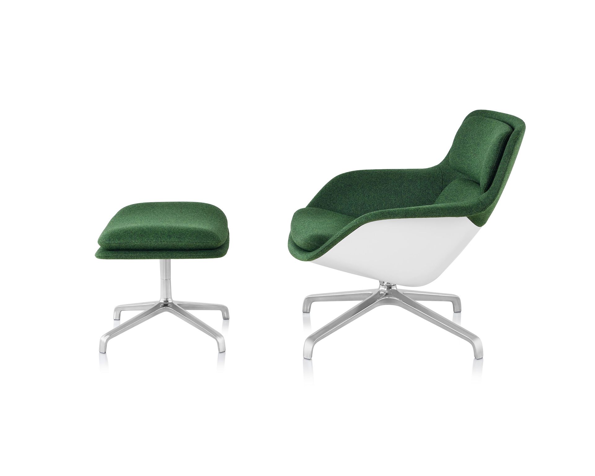 Striad Low-Back Chair and Ottoman - Herman Miller