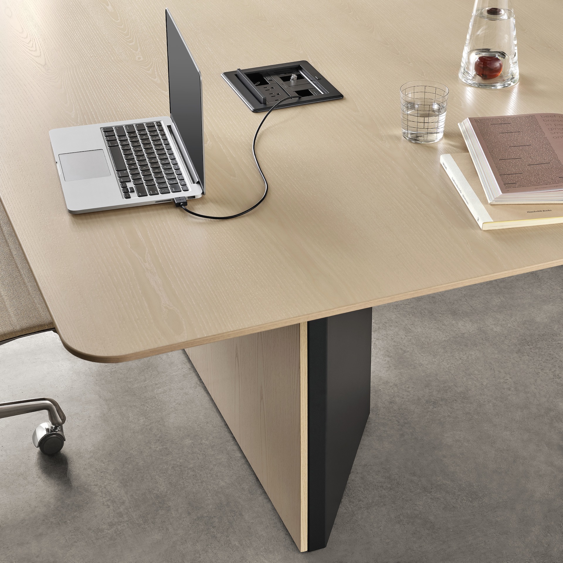 Headway Conference Table, Tech Integration - Herman Miller