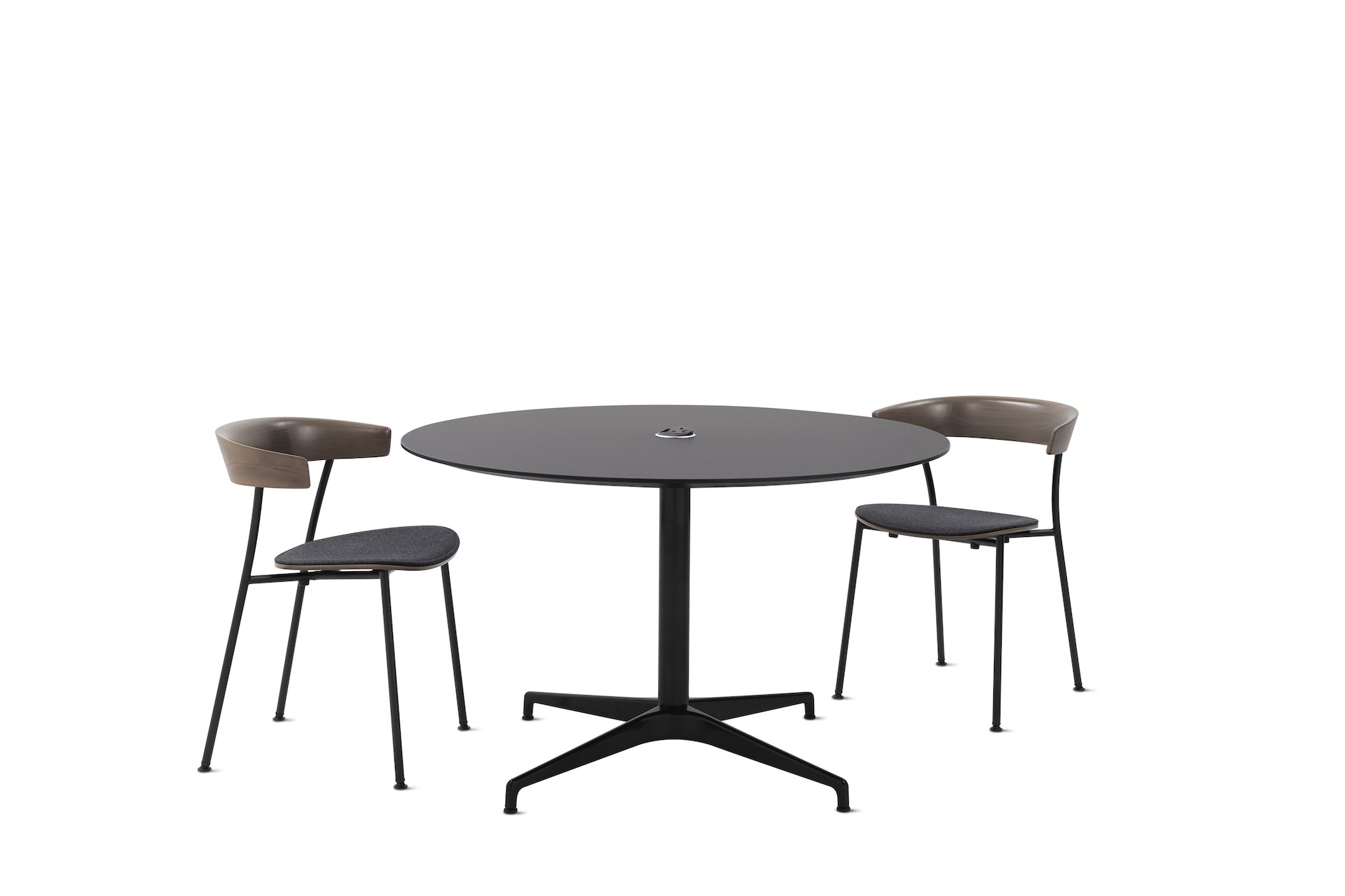 Civic Table, Round Work Height - Herman Miller