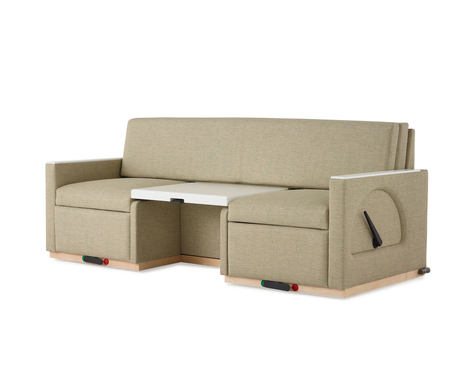 Nemschoff Merge 2 Flop Sofa - Herman Miller