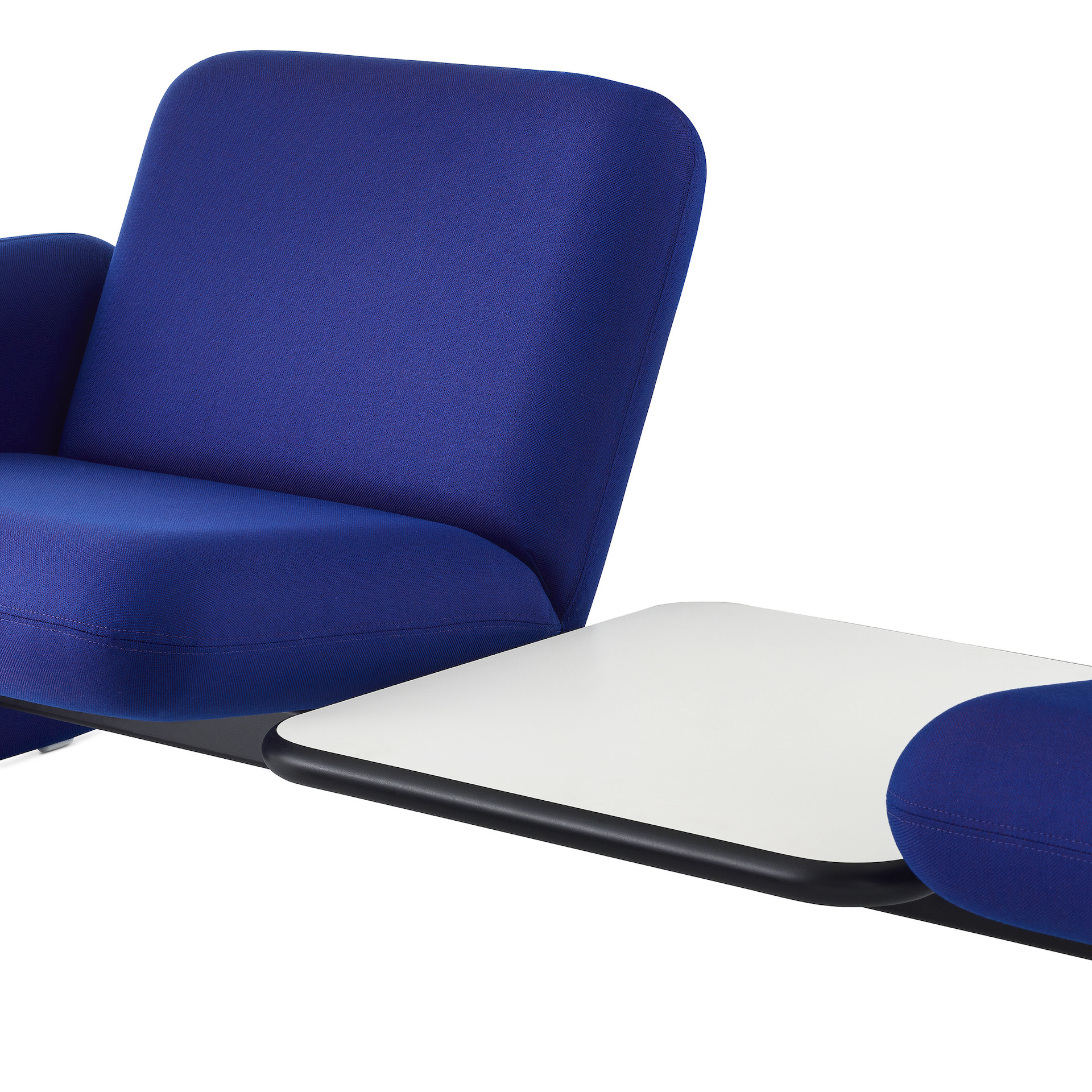 Wilkes Modular Sofa Group Sofa, Table and Seat Detail - Herman Miller