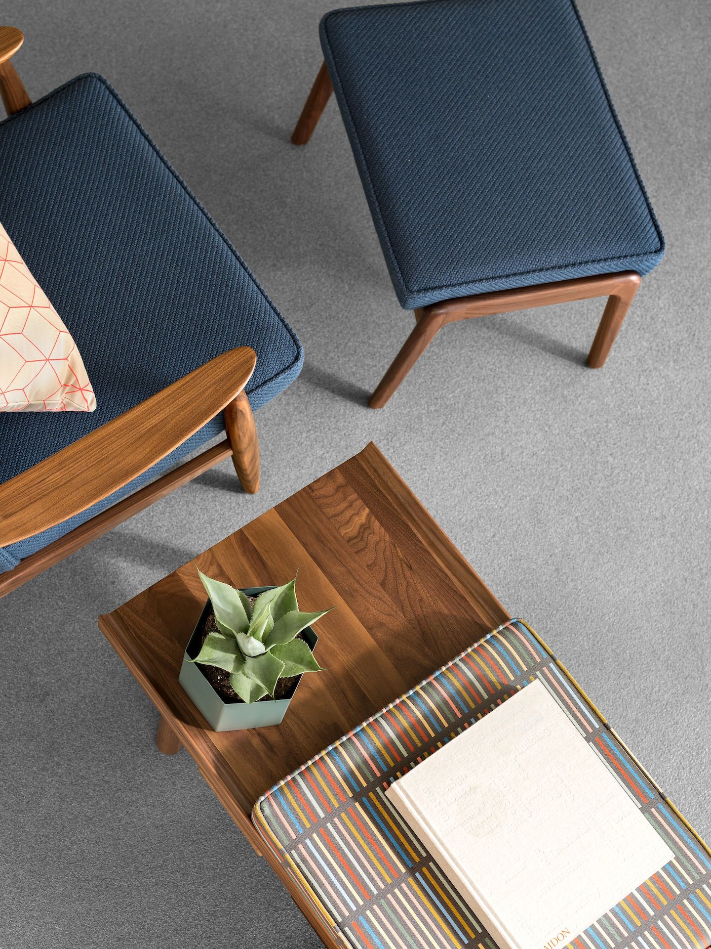 Nemschoff Aspen Lounge Chair and Ottoman - Herman Miller