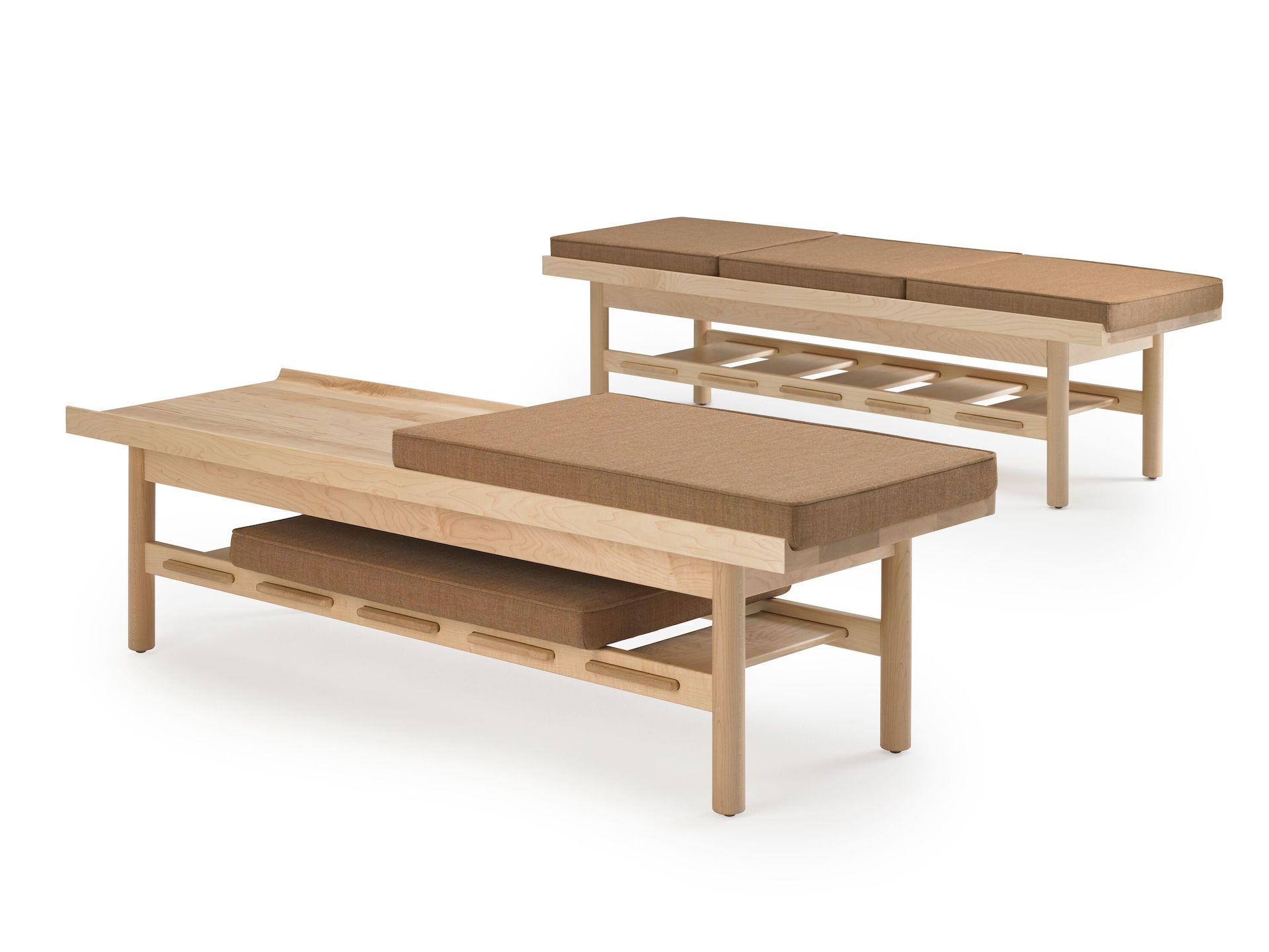 Nemschoff Tamarack Table and Bench - Herman Miller