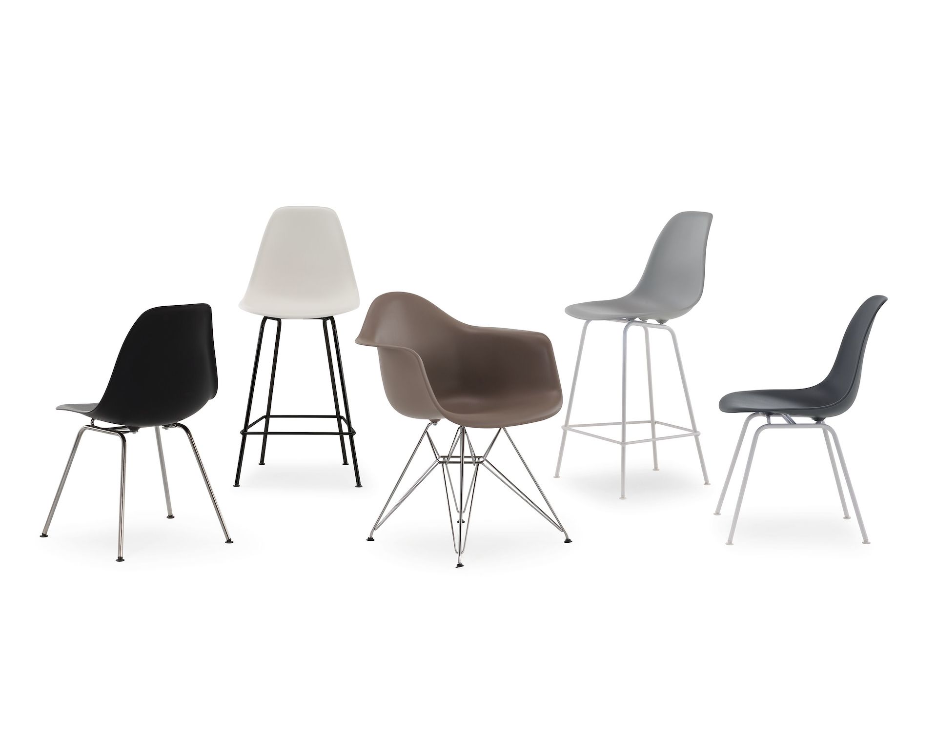 Eames Molded Plastic Chairs and Stools - Herman Miller