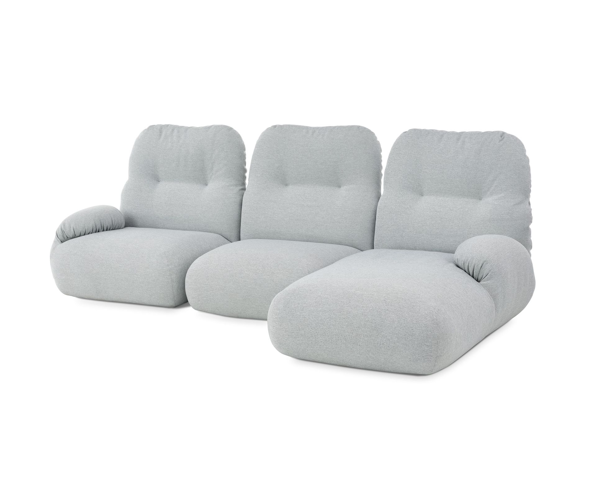 Luva Modular Sofa, 3 Seater Sectional - Herman Miller