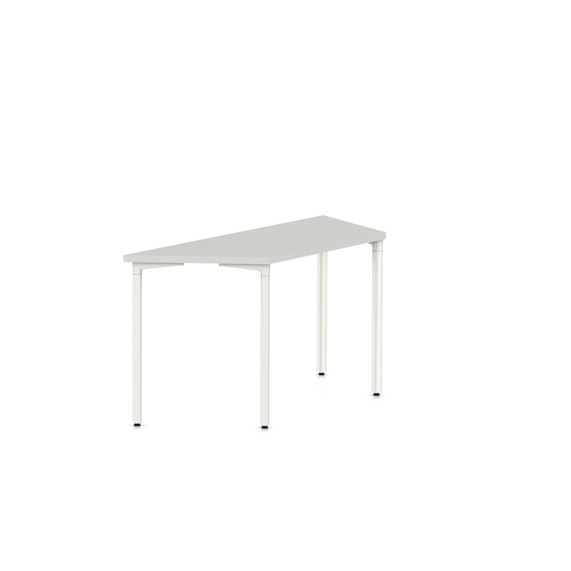 Everywhere Table, Trapezoid with Glides - Herman Miller