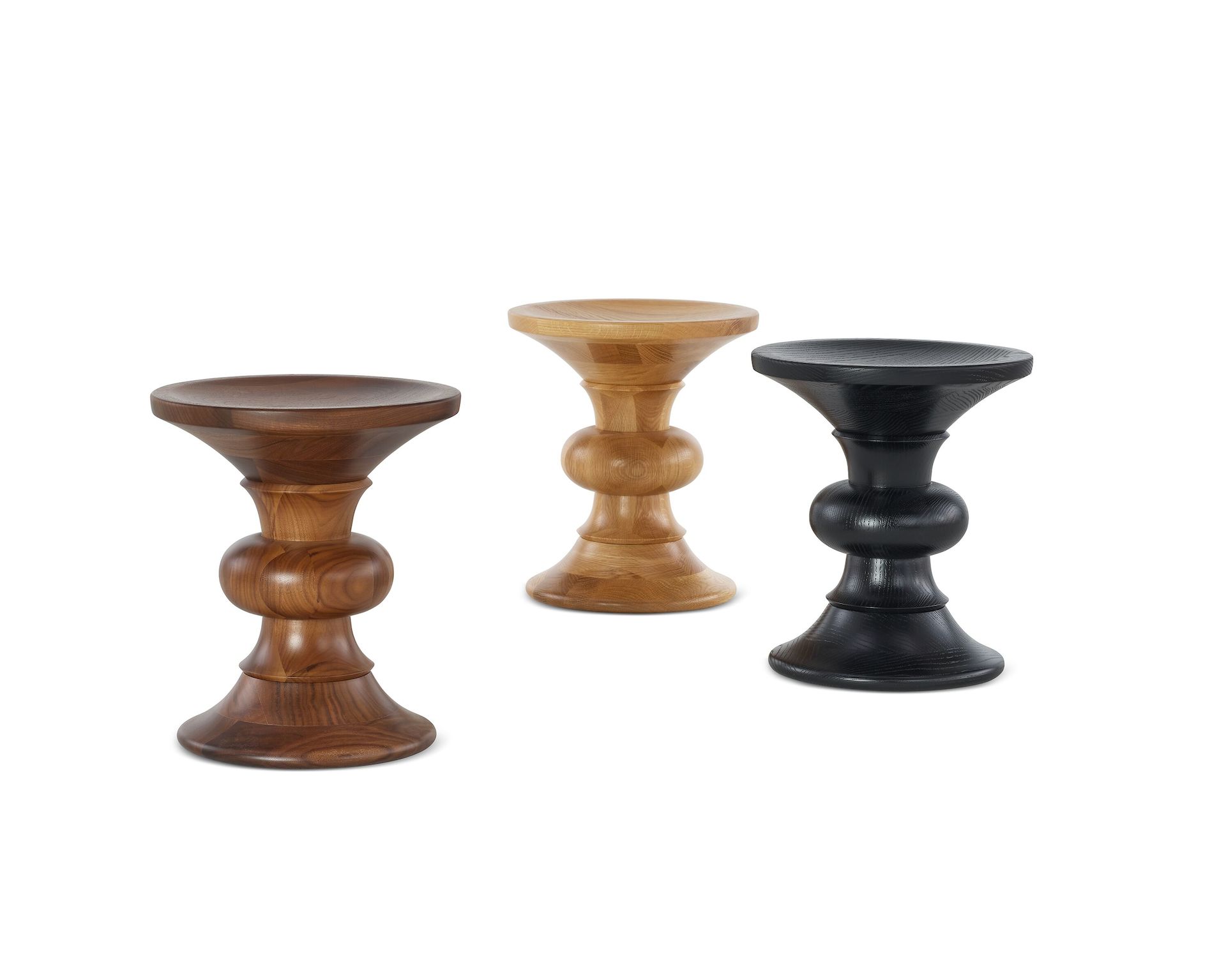 Eames Turned Stools - Herman Miller