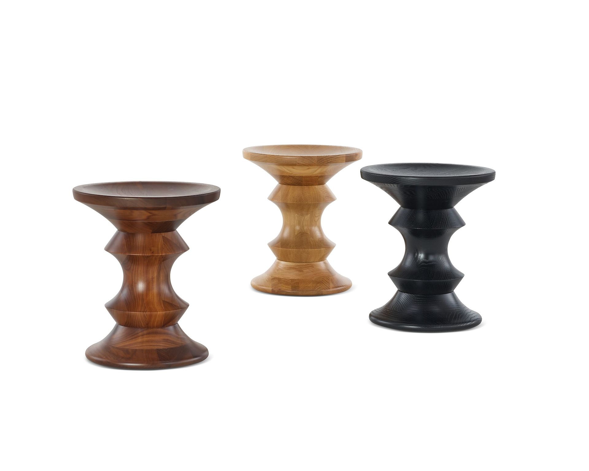 Eames Turned Stools - Herman Miller