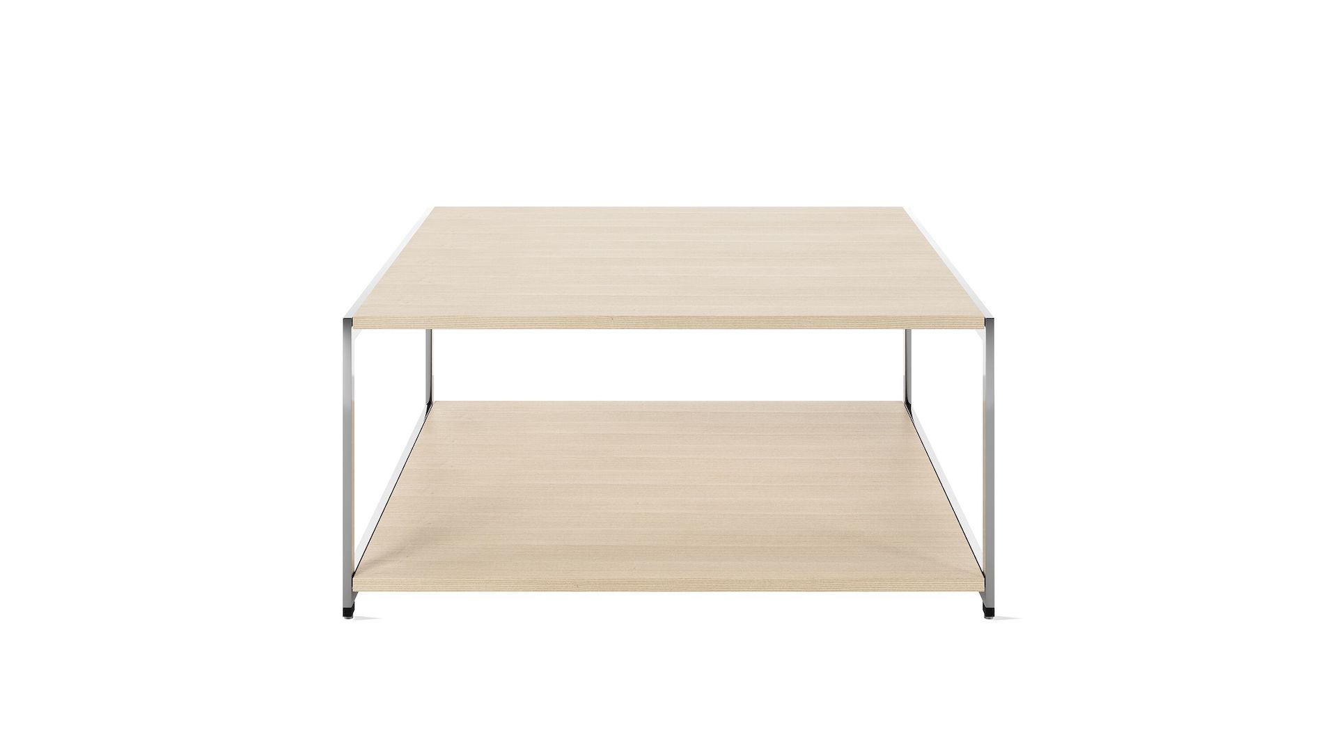 H Frame Coffee Table in White Ash - Herman Miller
