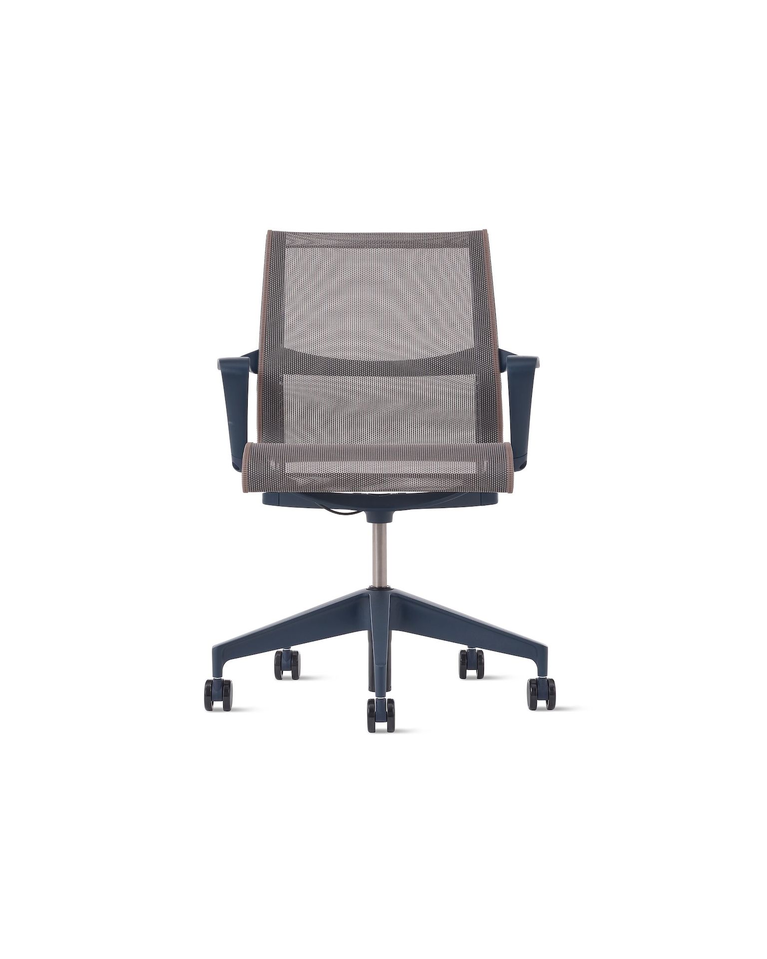 Setu Chair, Nightfall Frame and Base, Cocoa Suspension - Herman Miller