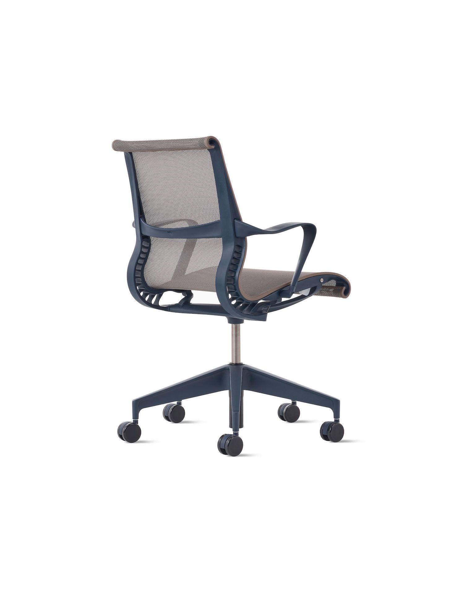 Setu Chair, Nightfall Frame and Base, Cocoa Suspension - Herman Miller