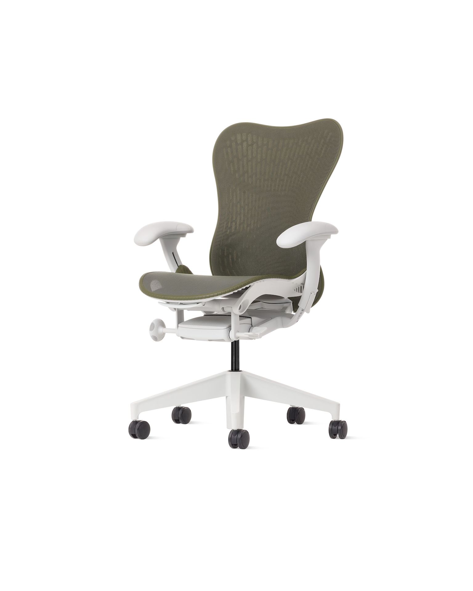 Mirra 2 Chair, Butterfly Back, Olive, Color-block Back Alpine Frame ...