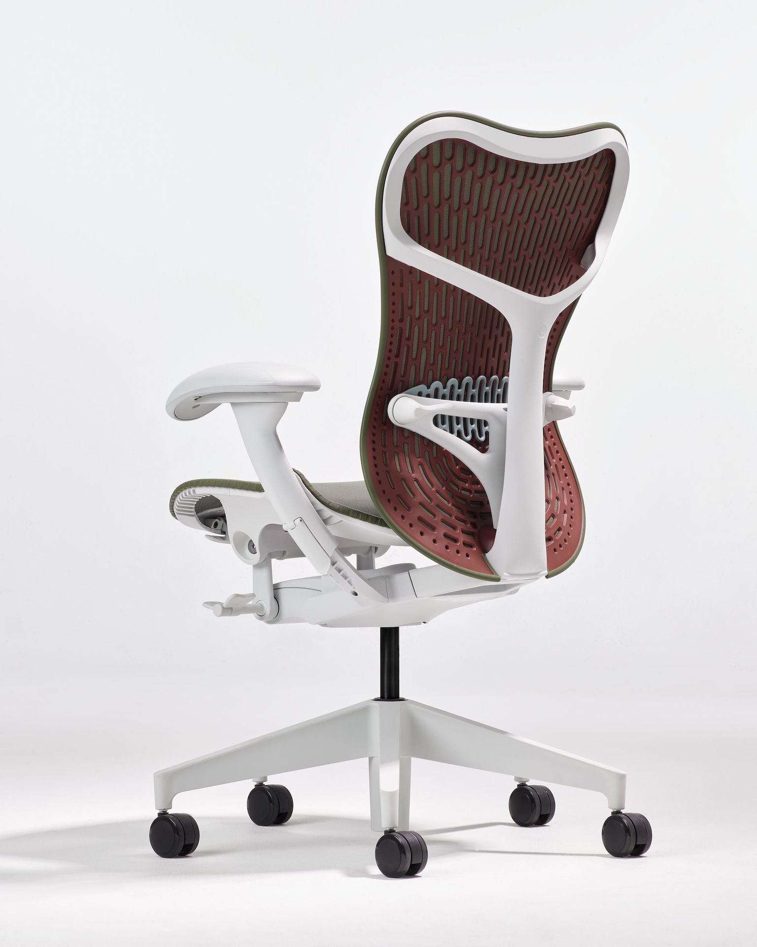 Mirra 2 Chair, Butterfly Back, Olive, Color-block Back Alpine Frame ...