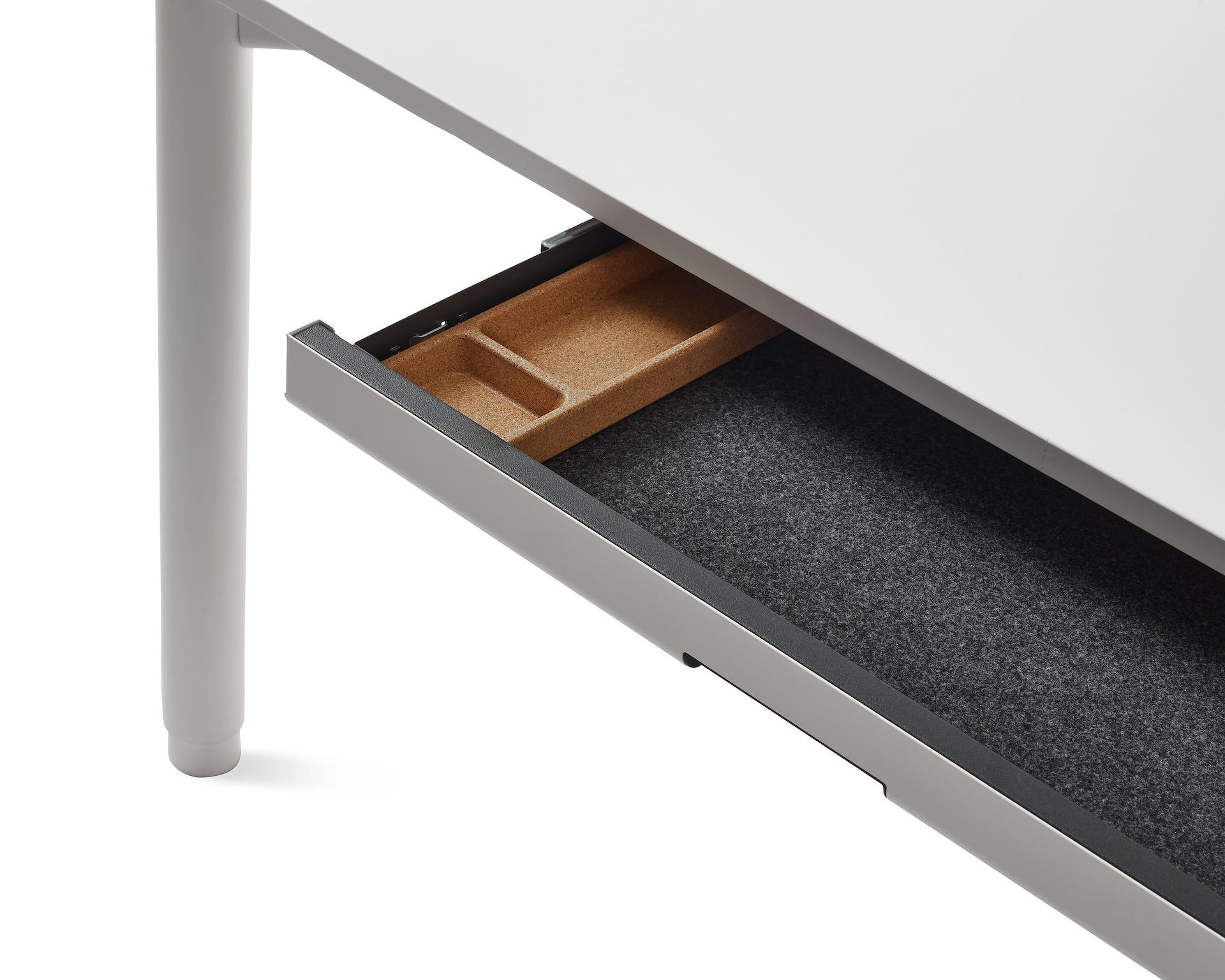 Spout Sit-to-Stand Table Integrated Storage Drawer - Herman Miller