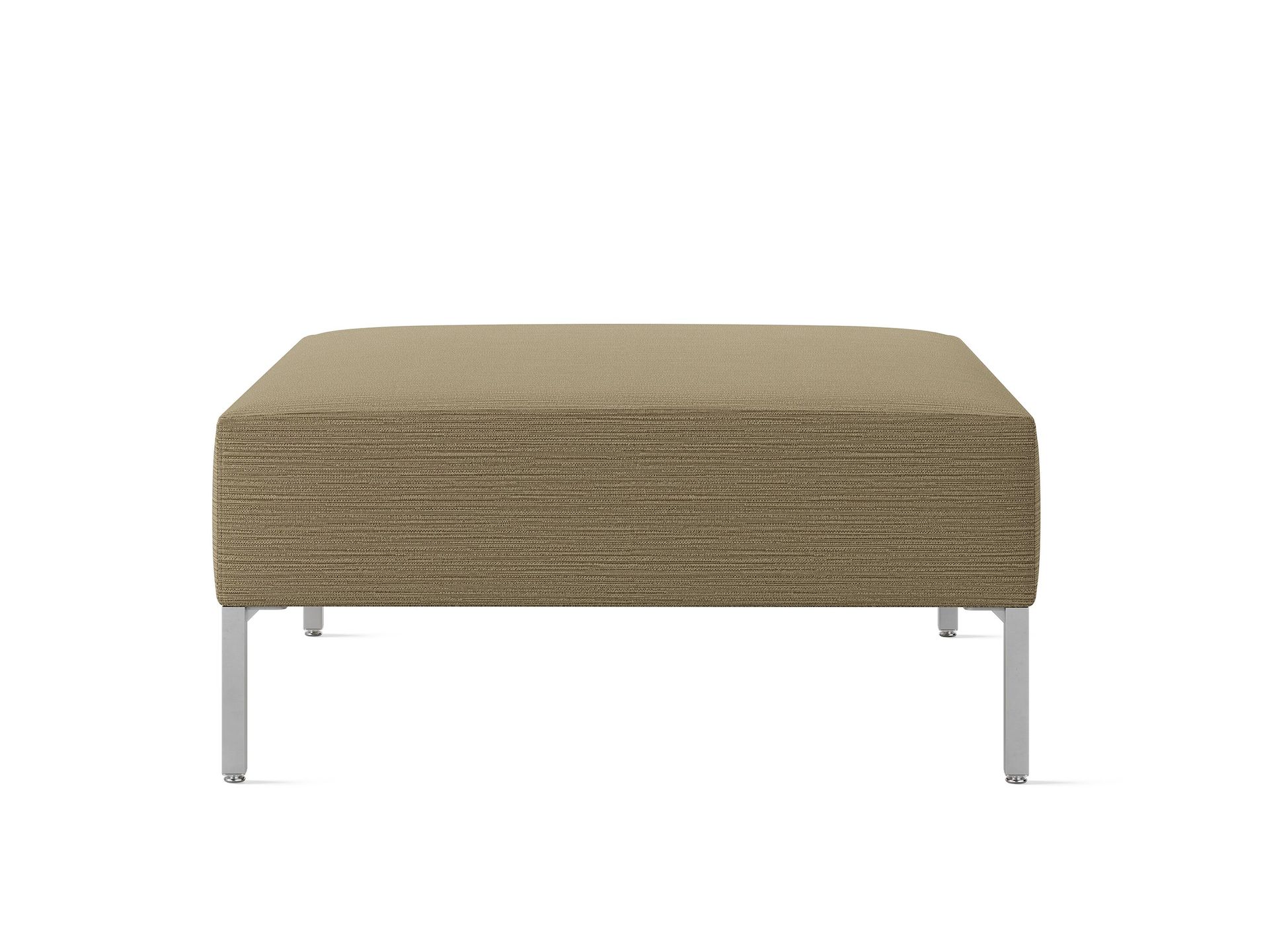 Riva Lounge Bench, Large square, Green - Herman Miller