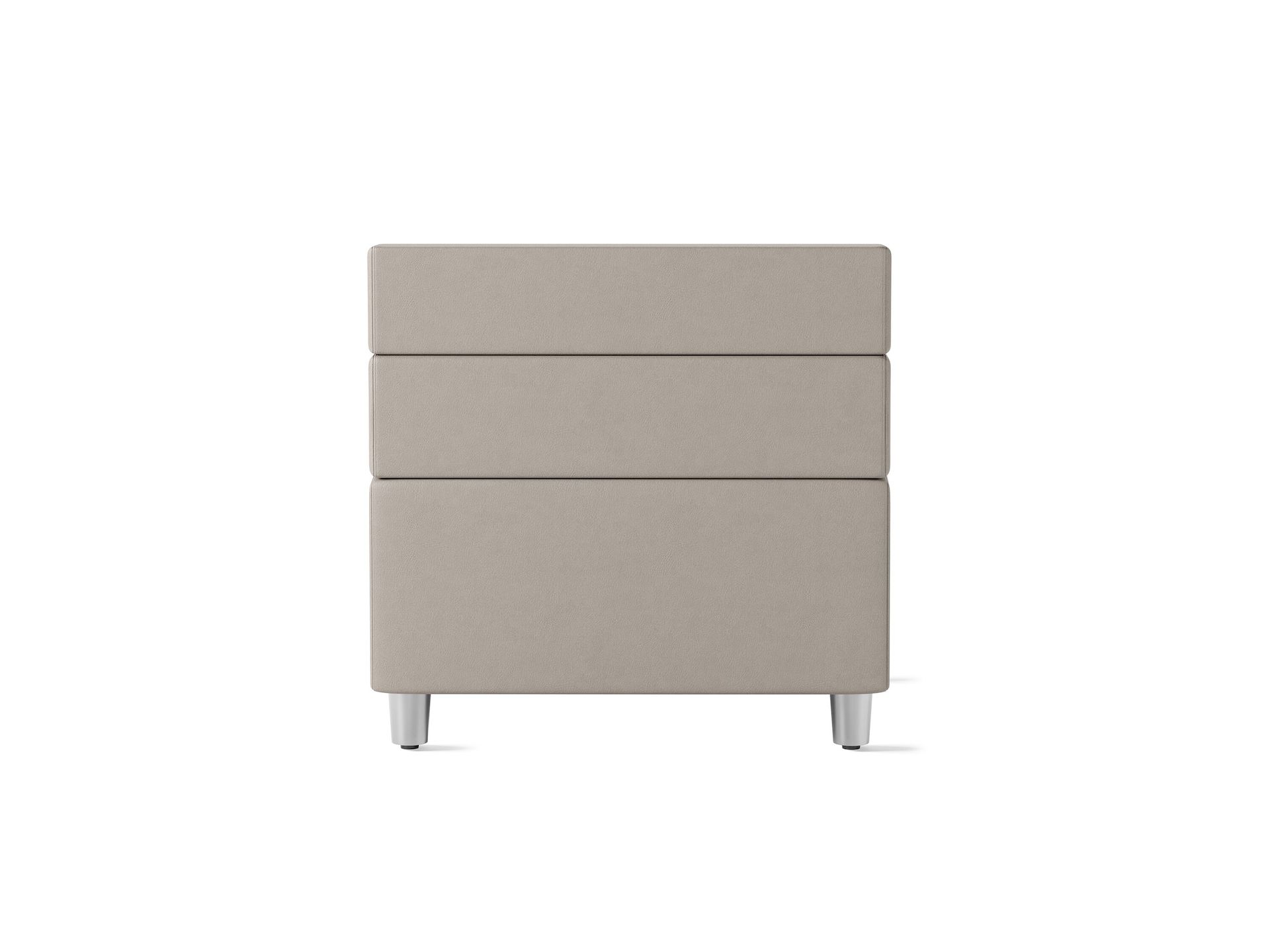 Steps Lounge System, straight, grey, back - Herman Miller