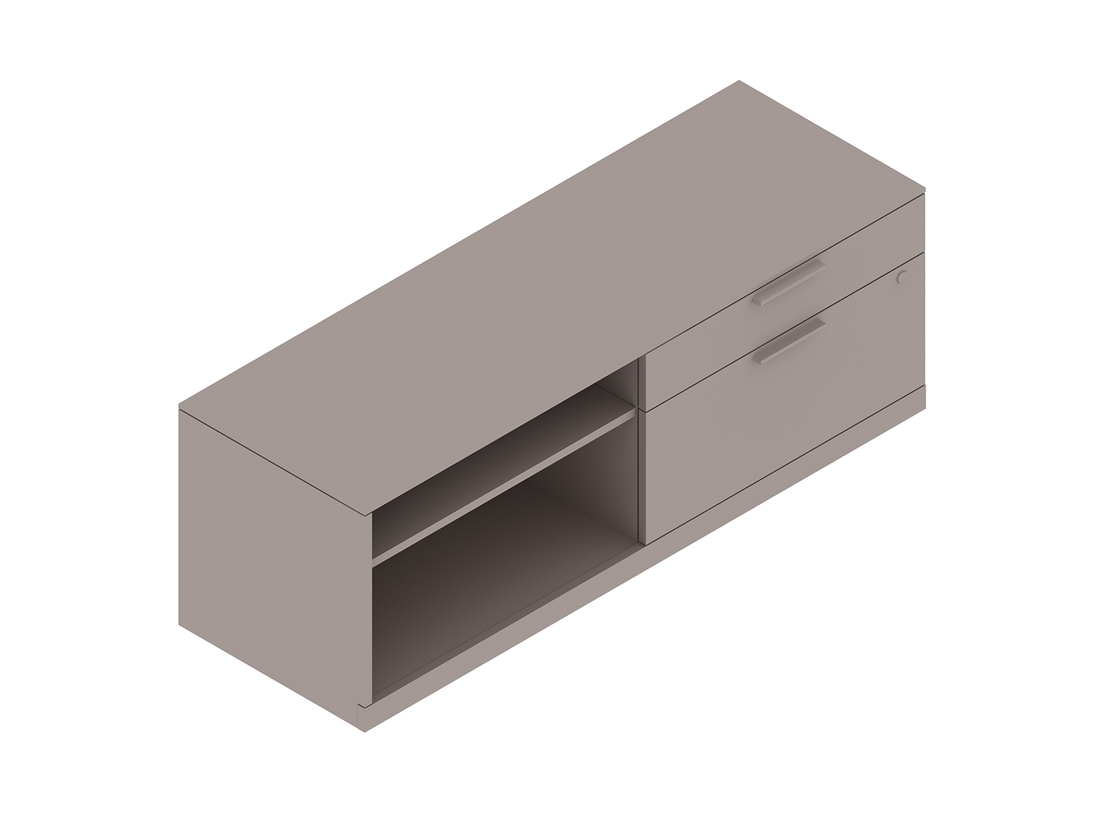 Canvas Storage–Wood Lower Storage - 3D Product Models - Herman Miller